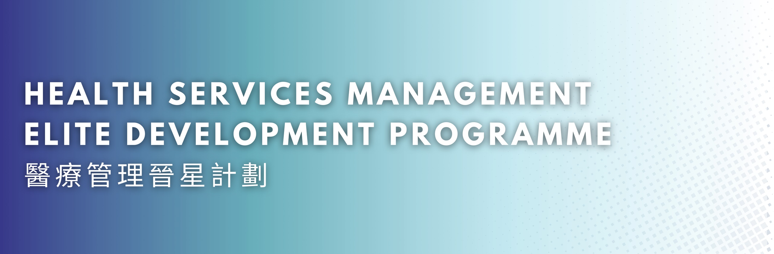 Health Services Management Elite Development Programme (HSEP)